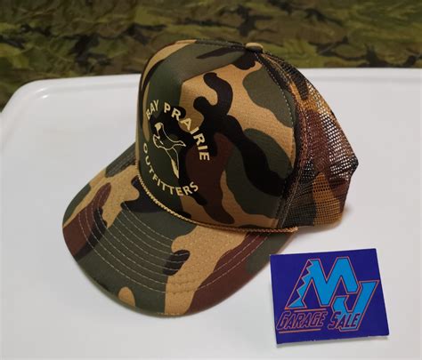 Vintage Camouflage Trucker Cap By Mohrs Mens Fashion Watches