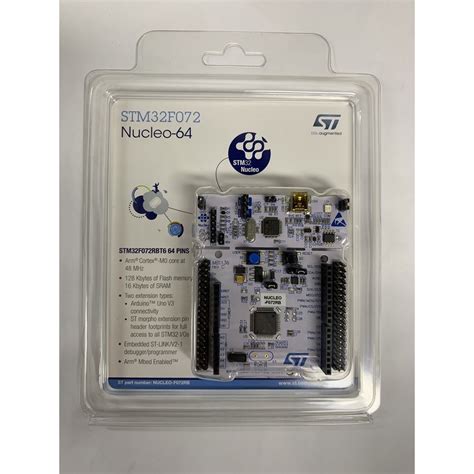 nucleo f072rb st nuclo 64 original genuine arm discovery kit with