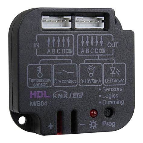 Ζήστε Έξυπνα KNX Sensors HDL Dry Contact Sensor 4CH HDL M S04 1 Ζήστε Έξυπνα KNX Sensors HDL Dry Contact Sensor 4CH HDL M S04 1