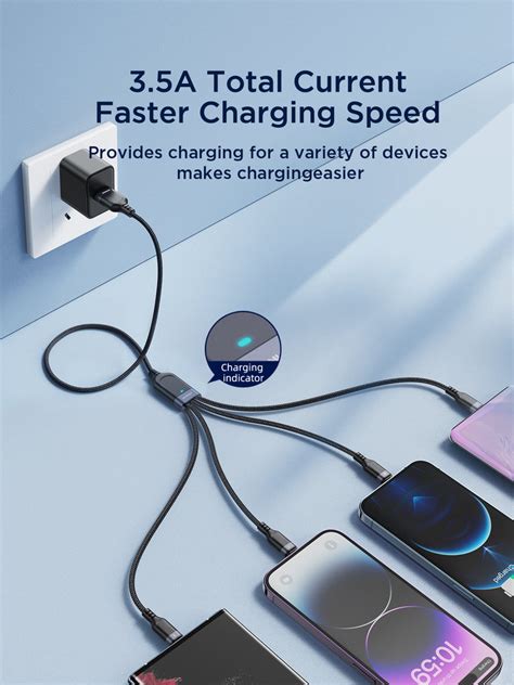 S 1t4018a18 Multi Use 3 5a Type C 2 Lightning Micro 4 In 1 Data Cable Joyroom