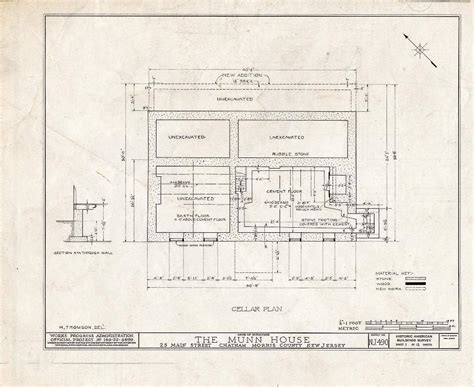 Historic Pictoric Blueprint Habs Nj14 Chat4 Sheet 1 Of 12 Day
