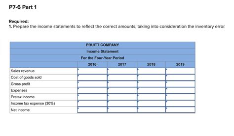 Solved Required Information P7 6 Algo Analyzing And