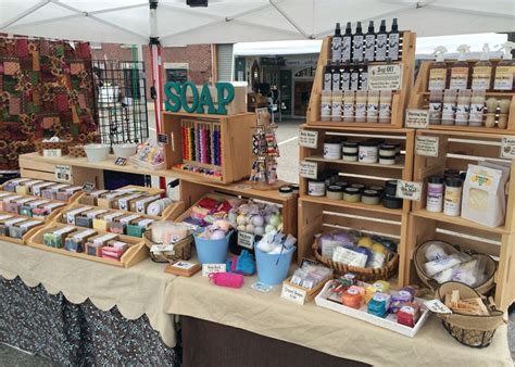 Jennifers Handmade Soap Booth Setup At Craft Fair Handmade Soap