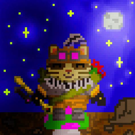 Teemo Pixel Art Larger Size By J4ck0fspades On Deviantart