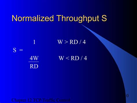 tcp traffic control chapter12 ppt