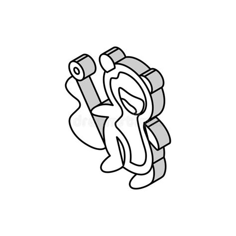 Cute Monster Funny Isometric Icon Vector Illustration Stock Vector Illustration Of Troll