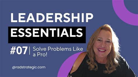 Mastering Problem Solving A Leaders Guide To Tackling Challenges