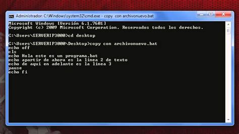 Como Crear Un Archivo Batch Programacion Para Compartir