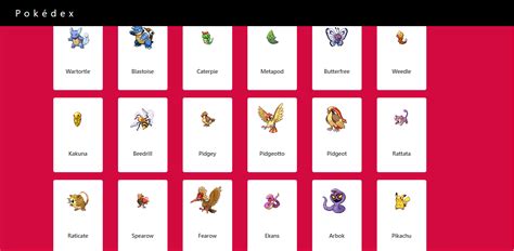 Github Soniagamapokedex Consumiendo La Api De Pokeapi Se Diseñó Una Pokedex