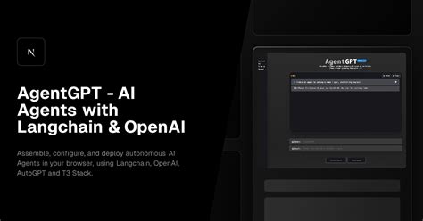 Agentgpt Ai Agents With Langchain And Openai