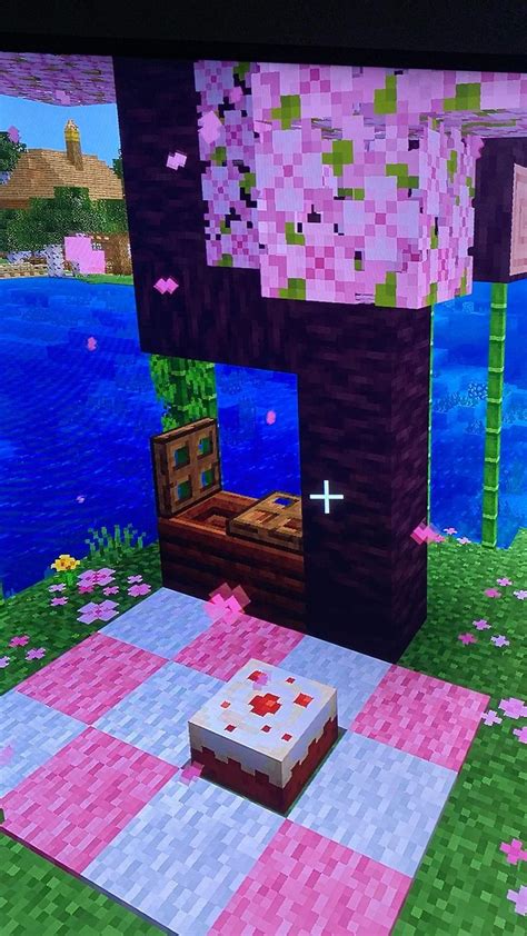 Cherry Blossom Decor In Minecraft 1 20