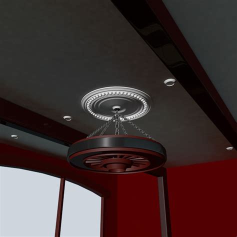 Decorative Ceiling Medallion 3d Model