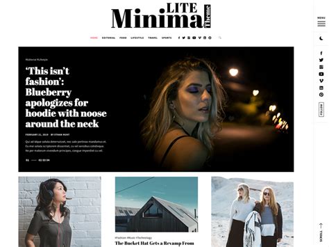Free Minimalist WordPress Themes Best Collection