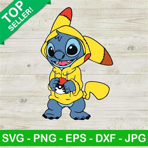 Stitch And Pikachu Friends Svg Disney Stitch Svg Pikachu Svg Porn Sex