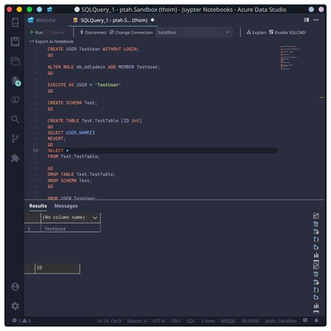 grant create create schema to user in sql server database