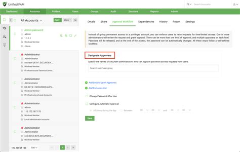 How To Configure Just In Time Access Through Approval Workflow In Pam Securden Unified Pam