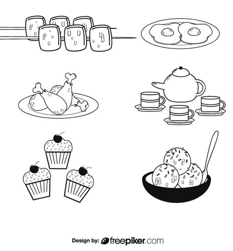 Freepiker Food Elements
