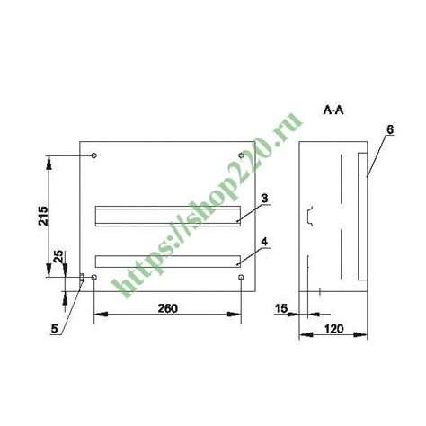 Щит металлический ЩРн-12з-0 74 У2 IP54 на 12 модулей навесной ...