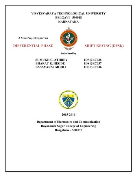 Minimum Shift Keying Msk Pptx