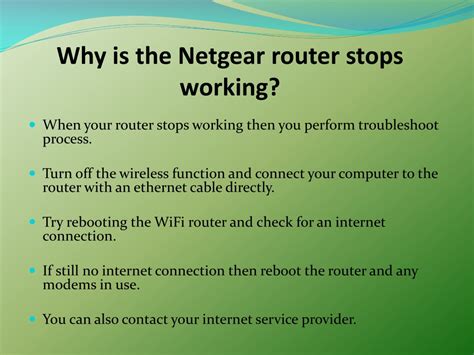 Ppt Steps To Fix And Update The Netgear Wireless Router Powerpoint Presentation Id