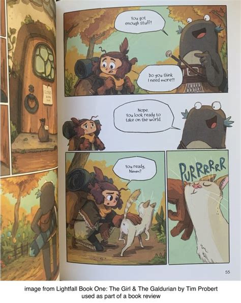 Graphic Novel Review Lightfall Book One The Girl And The Galdurian By Tim Probert