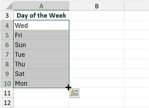How To Create A List Of Dates In Excel Autofill Days Weeks Months