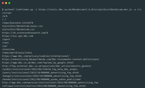 Linkfinder On Offsec Tools