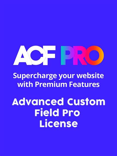 Acf Advanced Custom Field Pro Lisansı Sadece 300 ₺ Webdeyeral