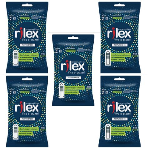 Kit C Pacote Preservativo Texturizada Masculino Unidades Cada Pacote Rilex Sex Shop