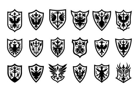 collection of versatile shield designs graphic by jesmindesigner