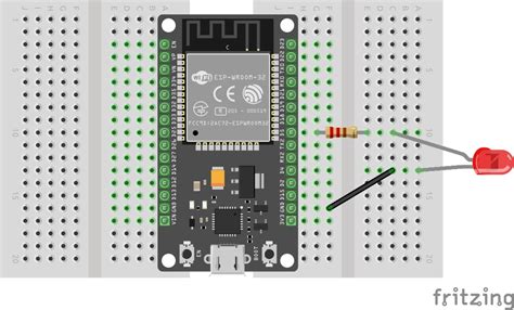 External LED Impl Rust For ESP