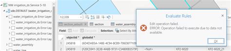 Evaluate Rules Edit Operation Failed Error Oper Esri Community