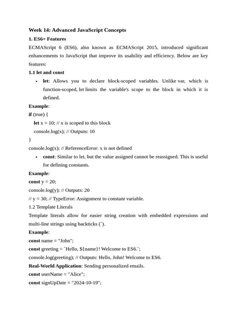 Week 14 Pdf Java Script Callback Computer Programming
