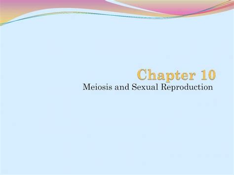 Pdf Meiosis And Sexual Reproduction · Mitosis And Meiosis Compared Mitosis Functions Asexual