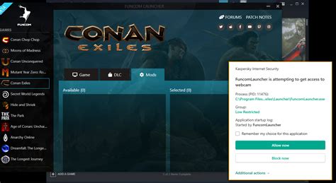 Webcam Access Requested By Funcom Launcher Pc Bug Reports Funcom Forums