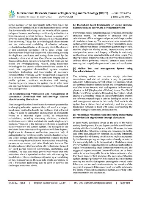 Survey On SkillVio Skill Verification System Using Blockchain PDF