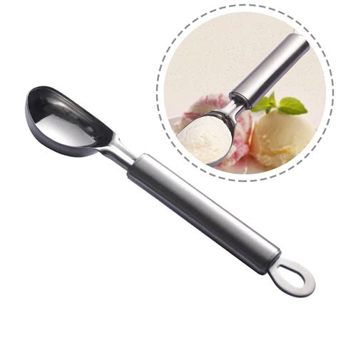 스테인레스 스틸 아이스크림 스쿱 주방 음식 스쿱 스무디 감자 디깅 볼 스푼 아이스크림 디저트 스푼 주방 도구 Aliexpress
