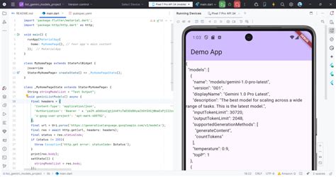 How To List All The Gemini Models Using Api In Flutter Android And Web App Programmerworld