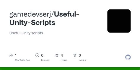 Github Gamedevserjuseful Unity Scripts Useful Unity Scripts