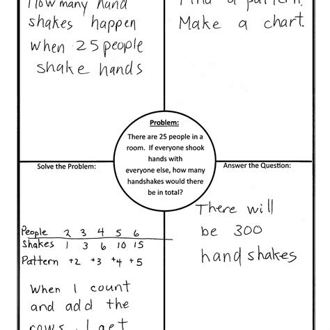 Using 4 Block 4 Corners Template In Math