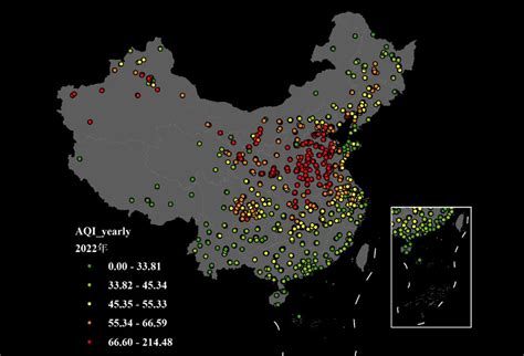 【数据分享】2014 2023年全国监测站点的逐年空气质量数据（15个指标 shp excel格式） 哔哩哔哩