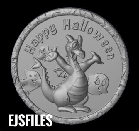3d Stl File Happy Halloween Figment Ejs Files