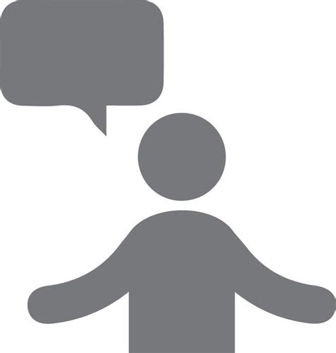 Person Speaking Icon