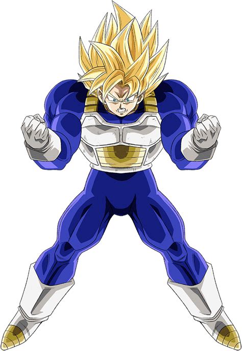 Goku Ssj Saiyan Armor Render Dokkan Battle By Maxiuchiha22 On Deviantart