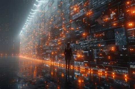 BIg Data Protection And Science Concept Technology Concept Network