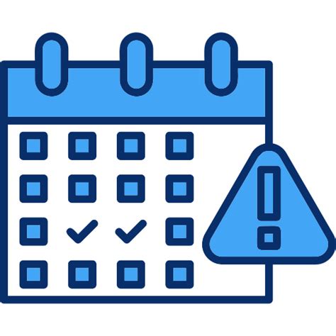 Due Date Generic Blue Icon
