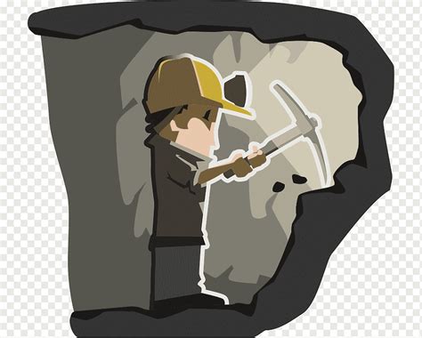 석탄 채굴 지하 채광 광산 기타 만화 로열티가없는 Png Pngwing