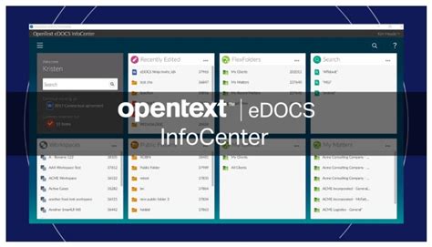 Repository Opentext Document Management Edocs Edition