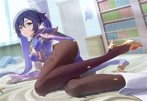 5760x1080px Free Download HD Wallpaper Mona Genshin Impact Wallpaper Flare