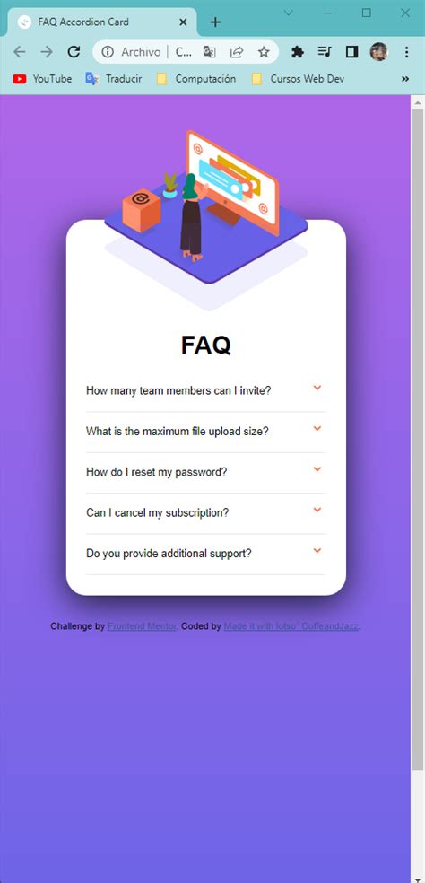 Github Lotsocoffee Frontend Mentor Faq Accordion Card Responsive Card For A Faq